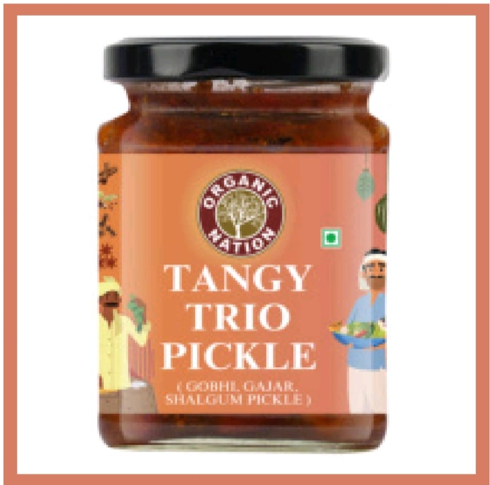 TANGY TRIO PICKLE 250GM (ORGANIC NATION) – THE ALTITUDE STORE