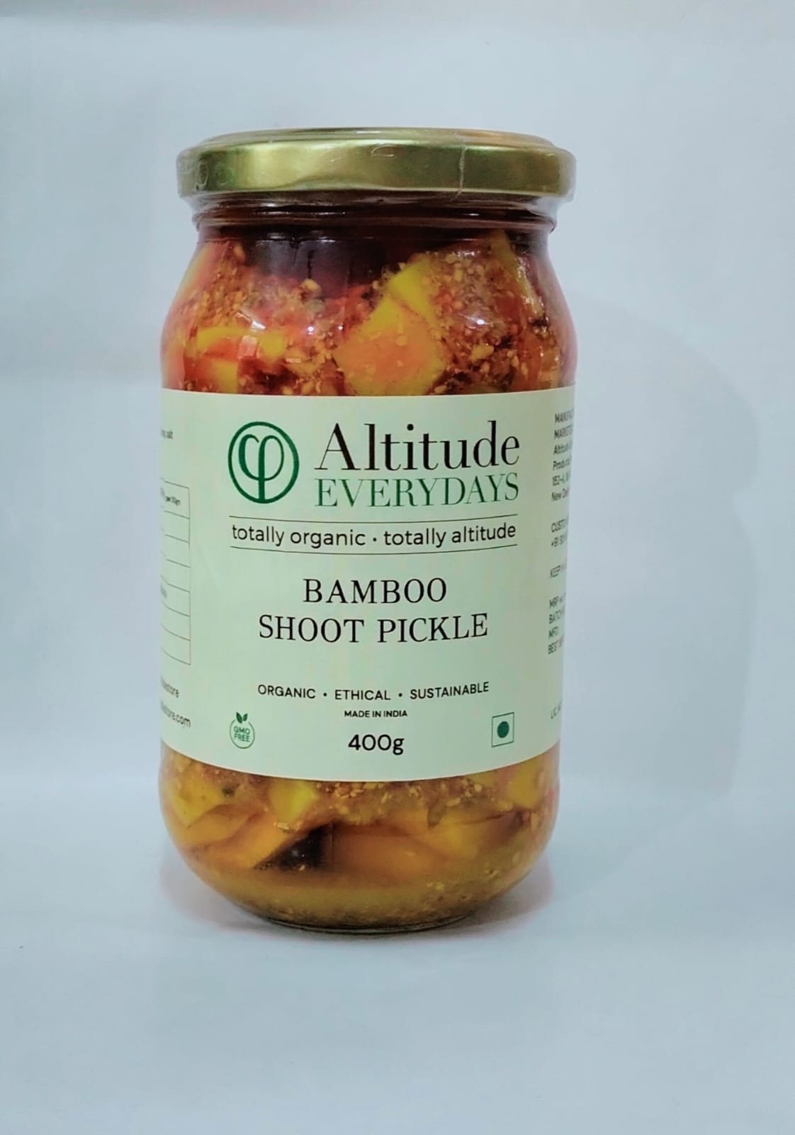 Bamboo Shoot Pickle – 400gm | Natural & Organic – THE ALTITUDE STORE
